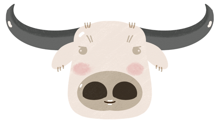 ควายหรือกระบือ Buffalo ภาพวาดฟรี Okusanpix